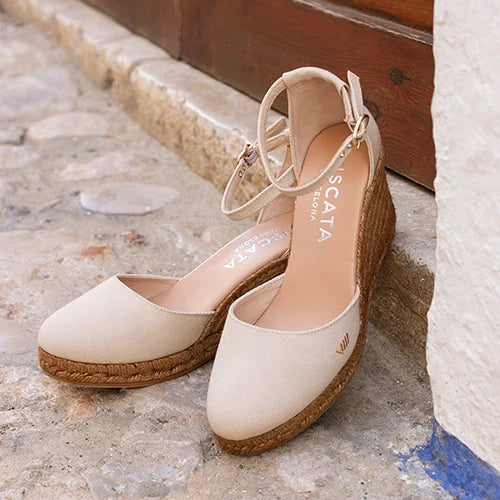 Women's Beige Wedges – Viscata
