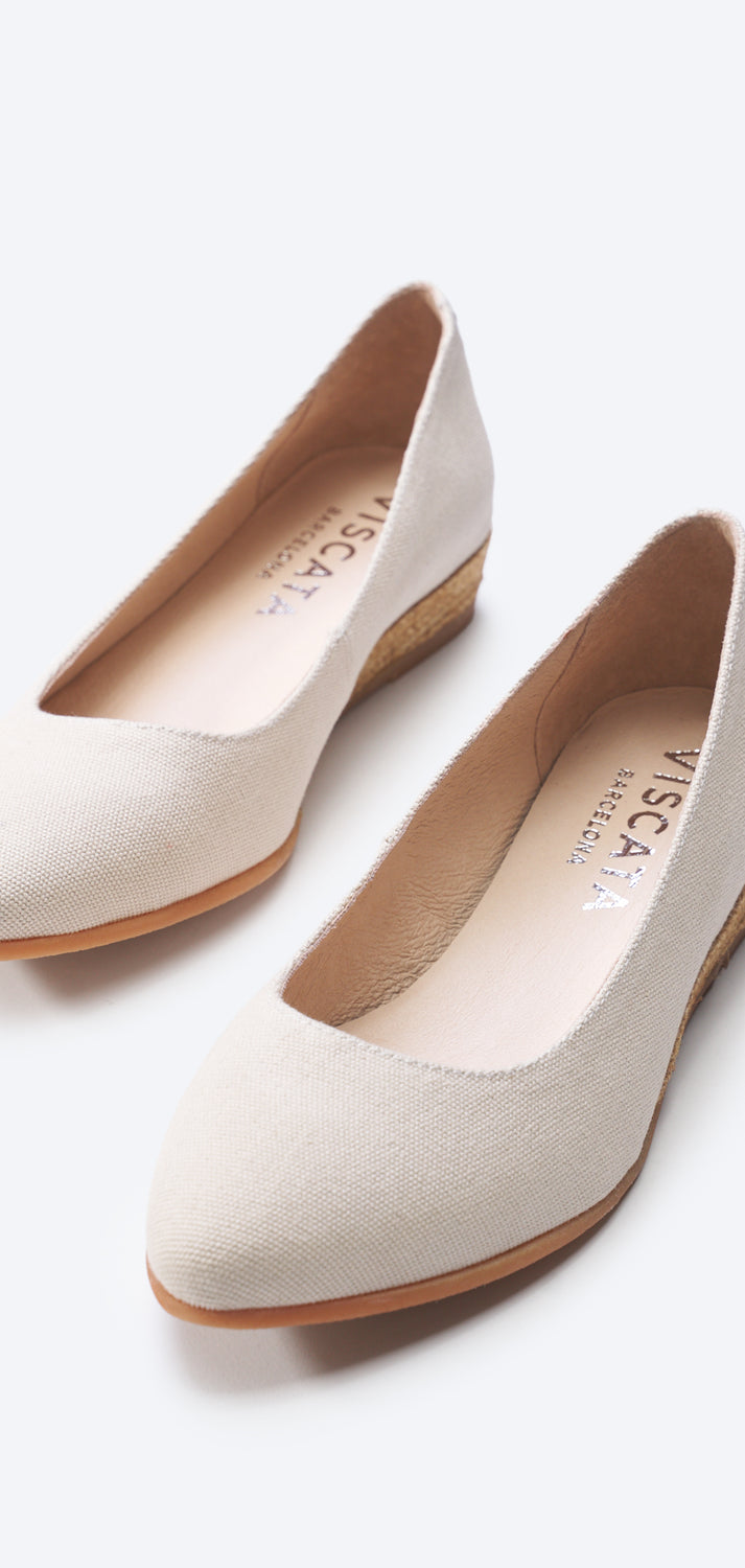 Rubina Canvas Flat Women's | Handmade in Spain – Viscata