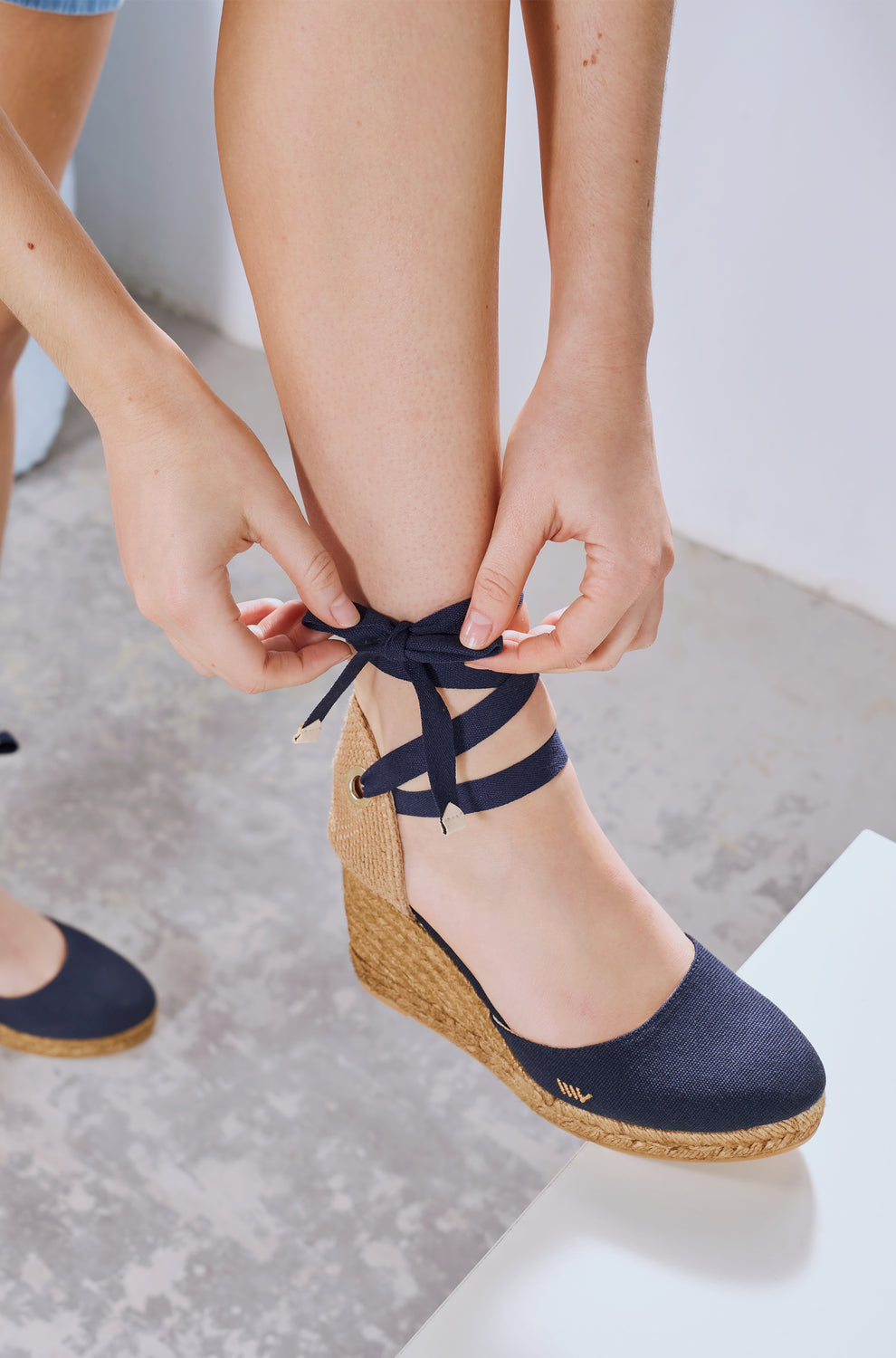 Sagaro Canvas Women's Wedges | Handmade in Spain – Viscata